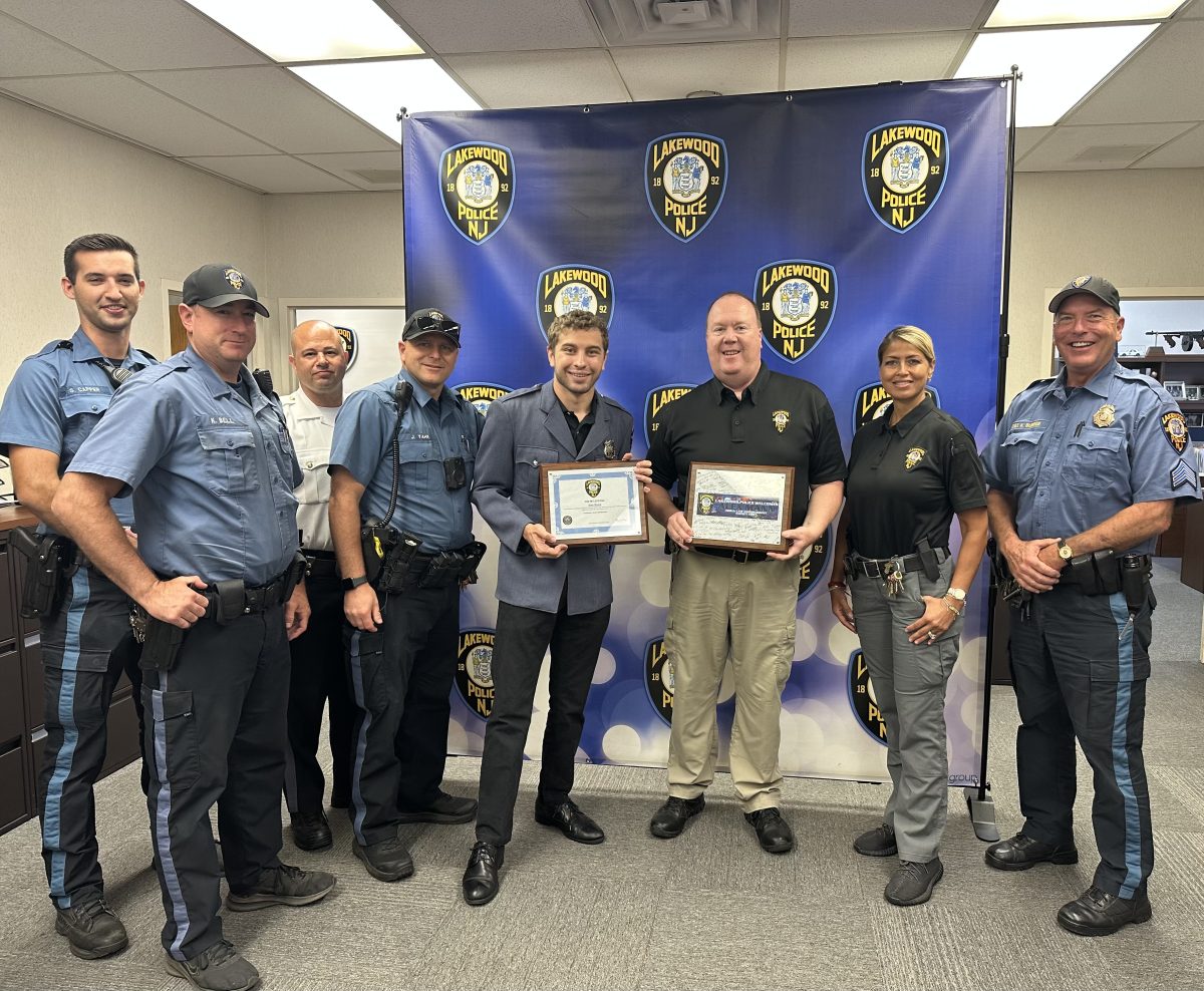 ALEX MANN "400 MILESTONE" VISIT AT THE LAKEWOOD POLICE DEPARTMENT ...