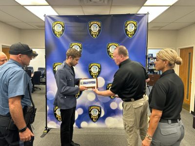 ALEX MANN "400 MILESTONE" VISIT AT THE LAKEWOOD POLICE DEPARTMENT ...