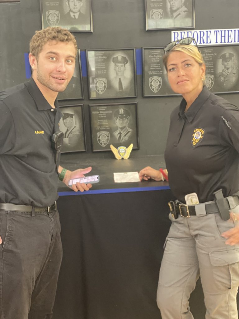 ALEX MANN "400 MILESTONE" VISIT AT THE LAKEWOOD POLICE DEPARTMENT ...