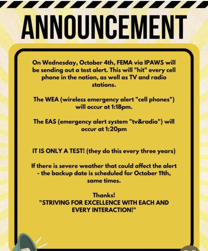 FEMA - EMERGENCY ALERT TEST » Lakewood Police Department