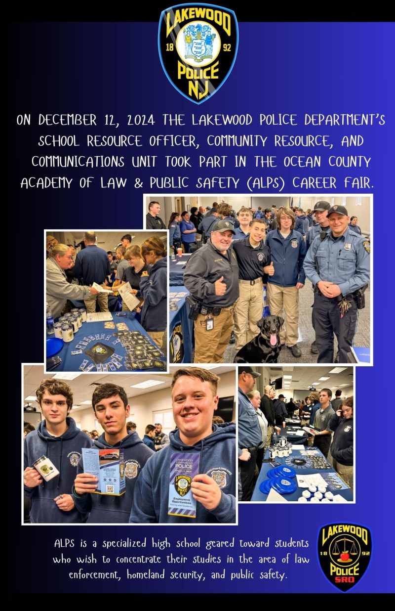 BUILDING BRIGHT FUTURES: CAREER DAY » Lakewood Police Department